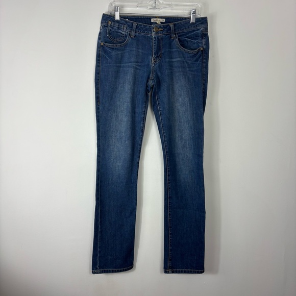 CAbi | Jeans | Cabi Indie Blue Moon Jeans Womens 6 Straight Leg Low ...